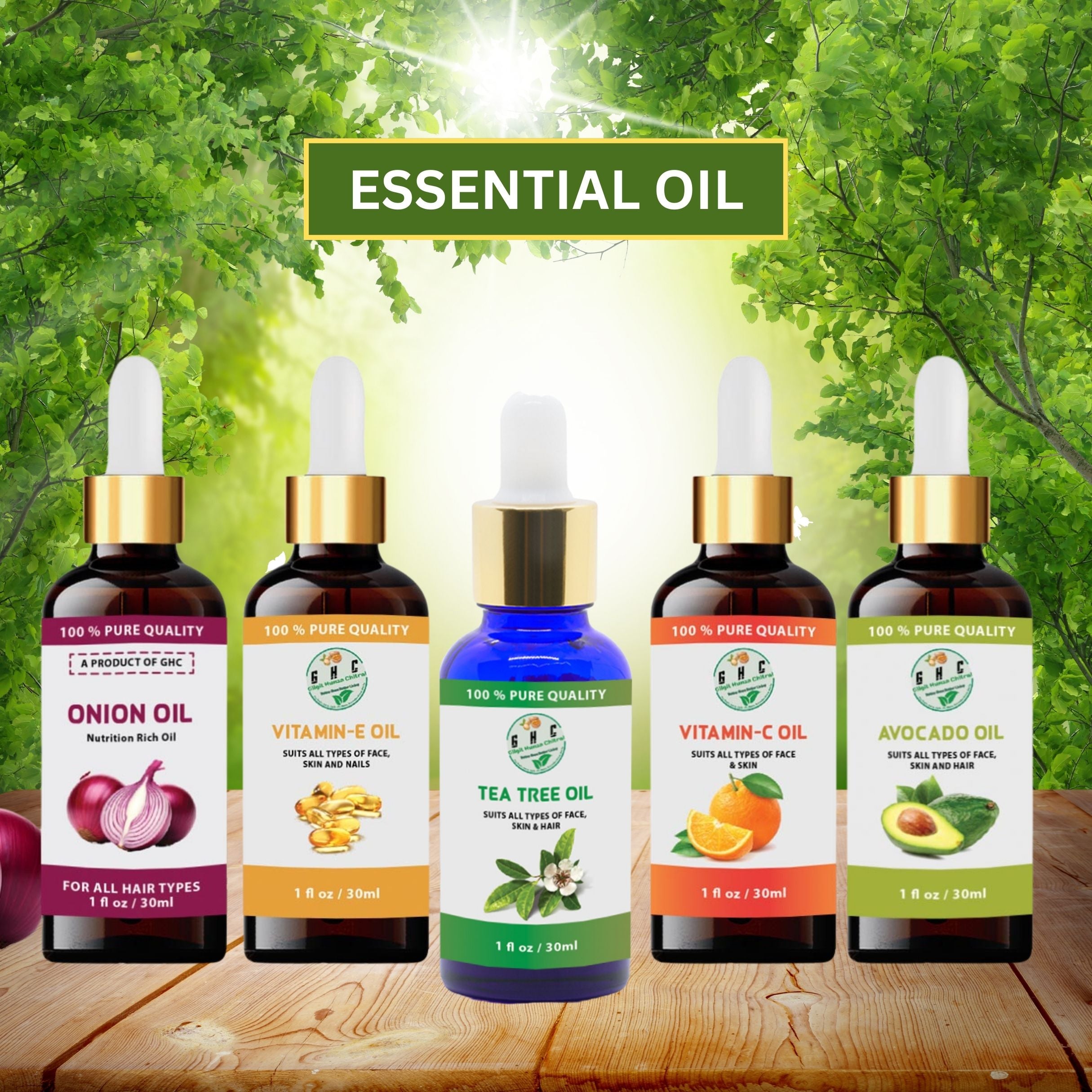 Premium Cold Pressed Oils for Health & Beauty at GHC Store